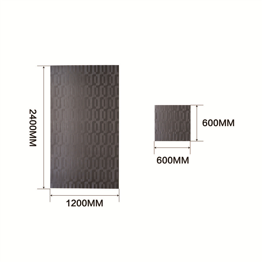 1200x2400mm 3D Embossed Wall Panels For Living Room And Office Decor