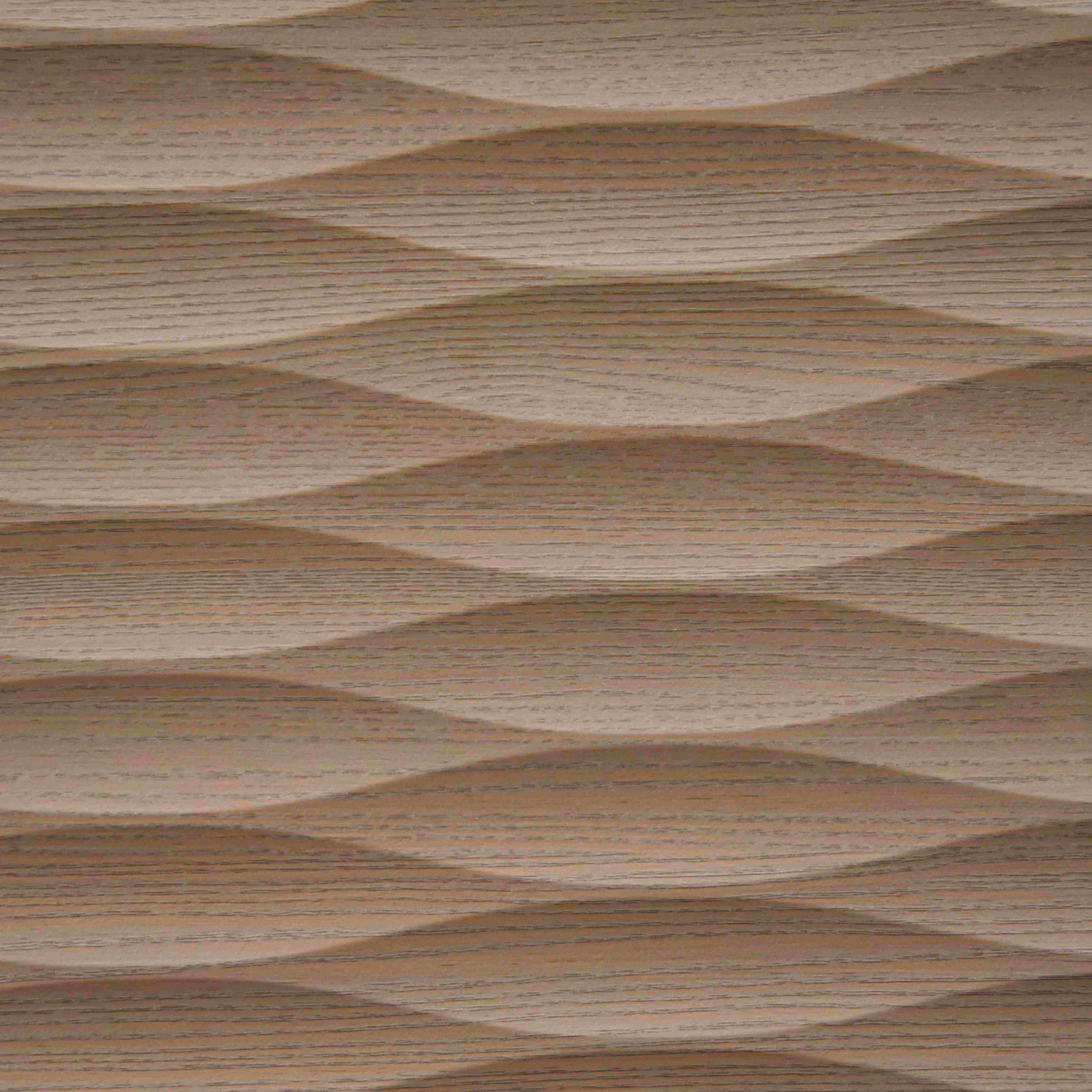 Embossed 3D Decorative Wall Panels Veneered MDF Board For TV Background