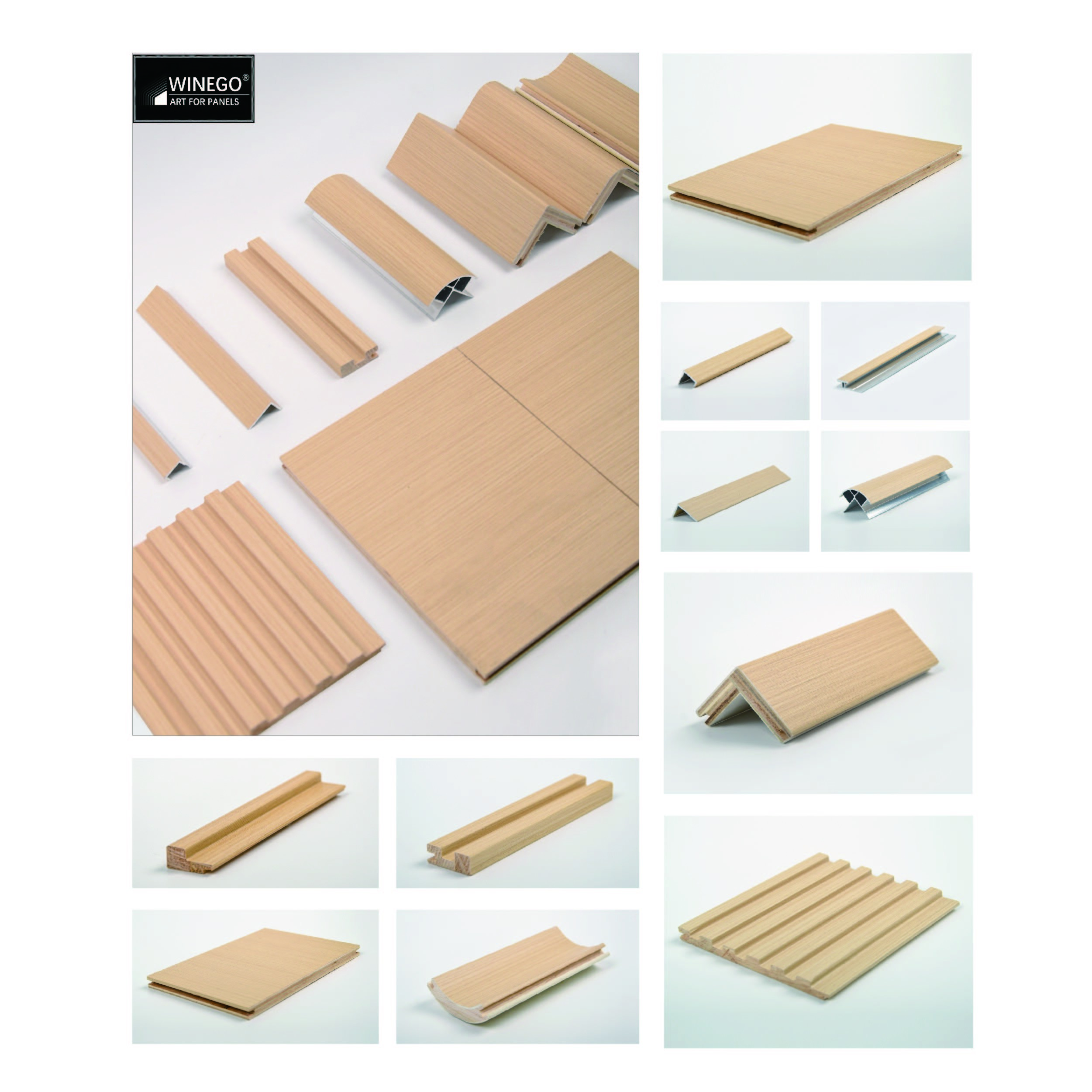 Plywood Modular Laminate Wall Panels Interior Space Decorative Sound ...