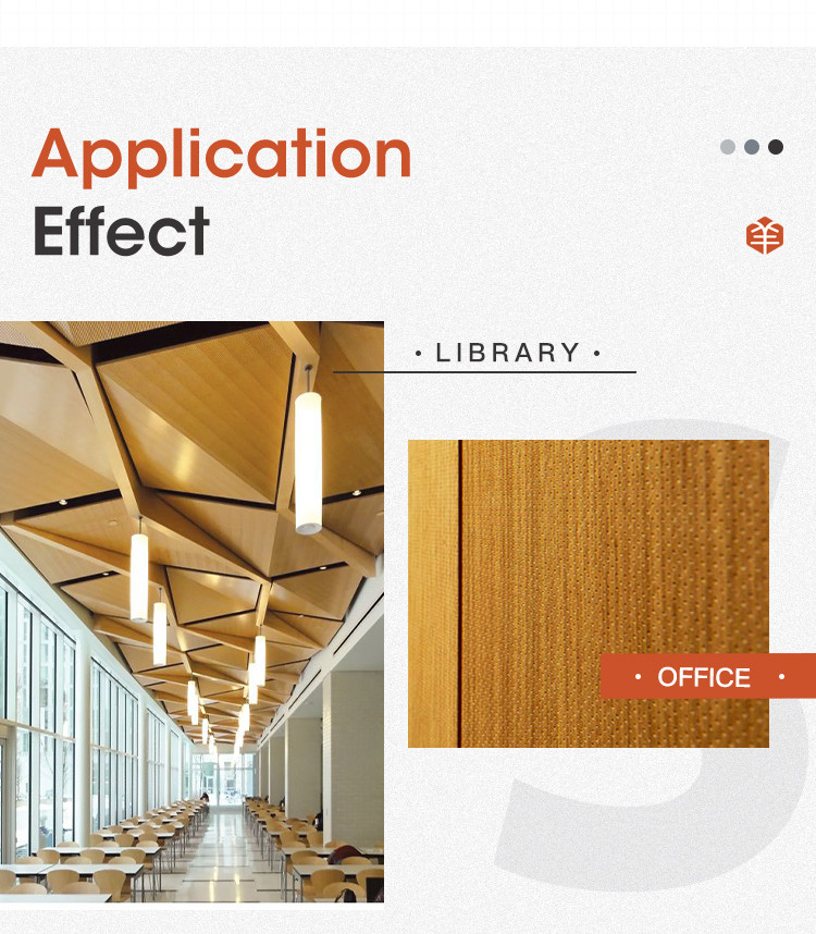 Interior Decorative Sound Absorbing Wall Panels Micro Perforation CE ...