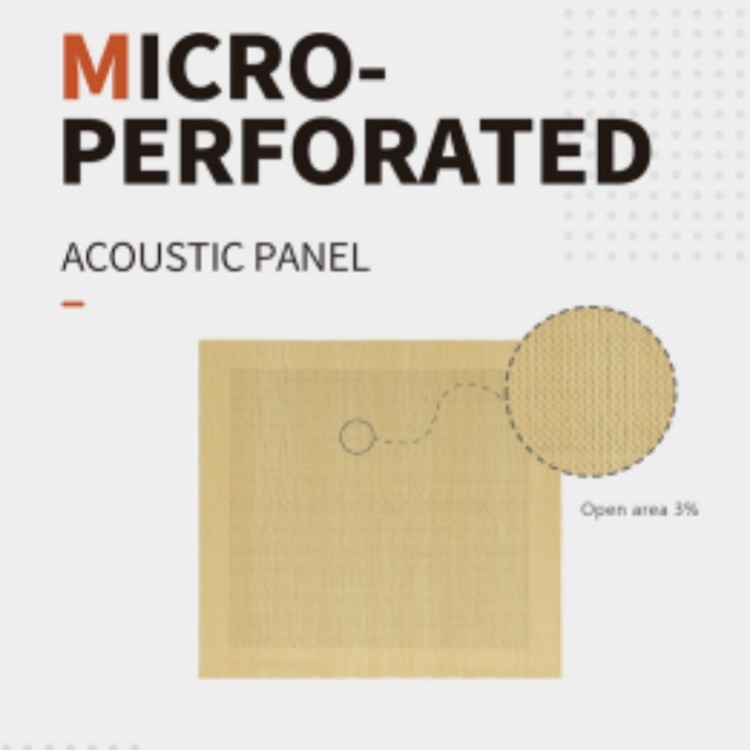 15mm 18mm Super Micro Perforated Acoustic Panels Interior Soundproofing ...