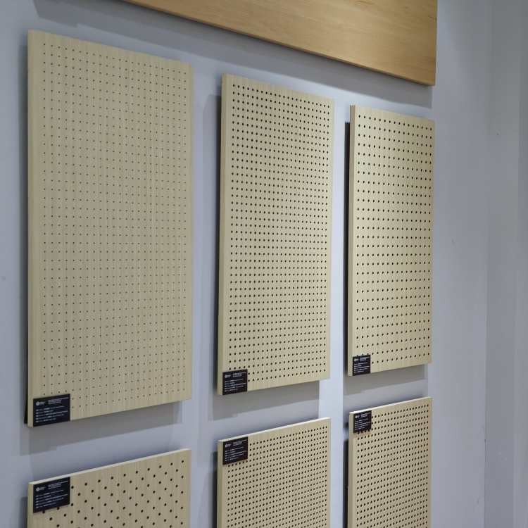 15mm 18mm Thick Micro Perforated Acoustic Panels E1 Grade 0.8 NRC Sound ...