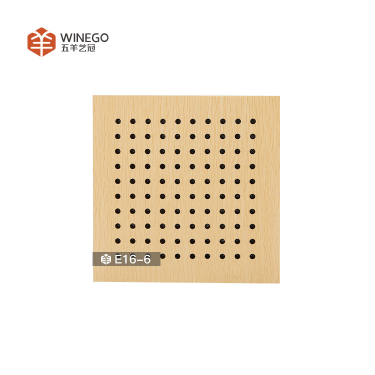 15mm 18mm Thick Micro Perforated Acoustic Panels E1 Grade 0.8 NRC Sound ...