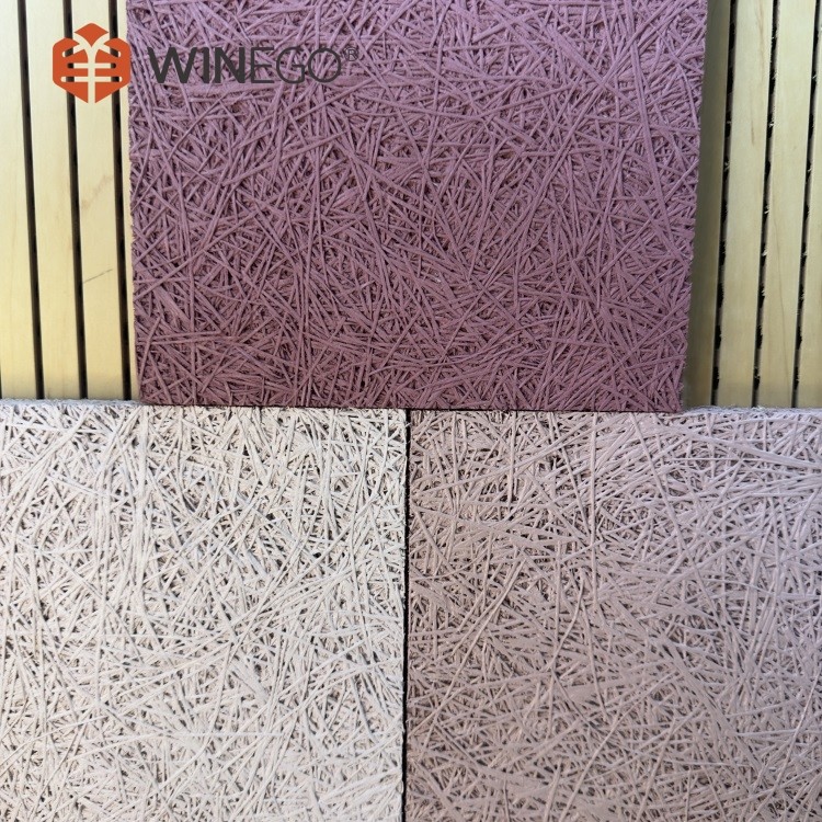 Thermal Insulation Acoustic Wood Wool Wall And Ceiling Panels 0.9NRC ...