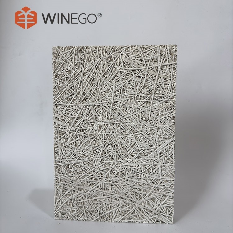 Natural / Painting Color Acoustic Wood Wool Panels Long Lasting ...
