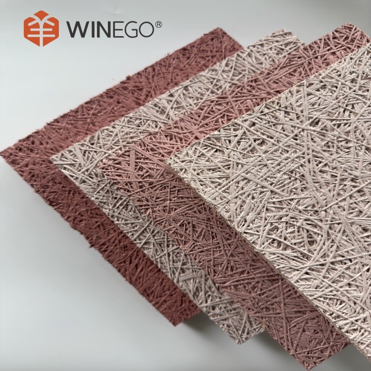 Natural / Painting Color Acoustic Wood Wool Panels Long Lasting ...