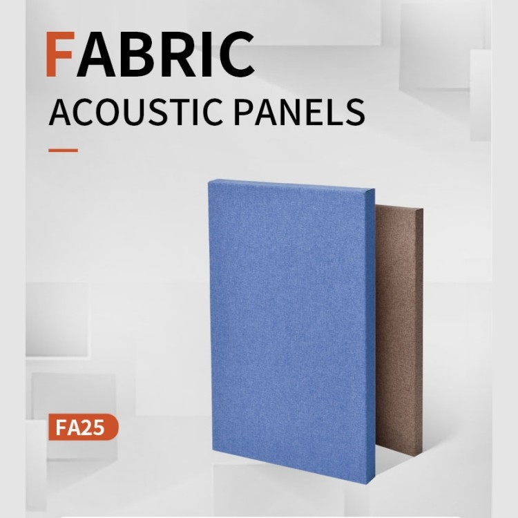 Eco Friendly Acoustic Fabric Panels For Walls , 0.9 NRC Fabric Sound ...