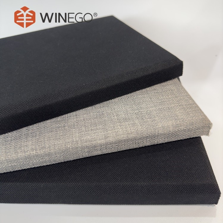 Eco Friendly Acoustic Fabric Panels For Walls , 0.9 NRC Fabric Sound ...
