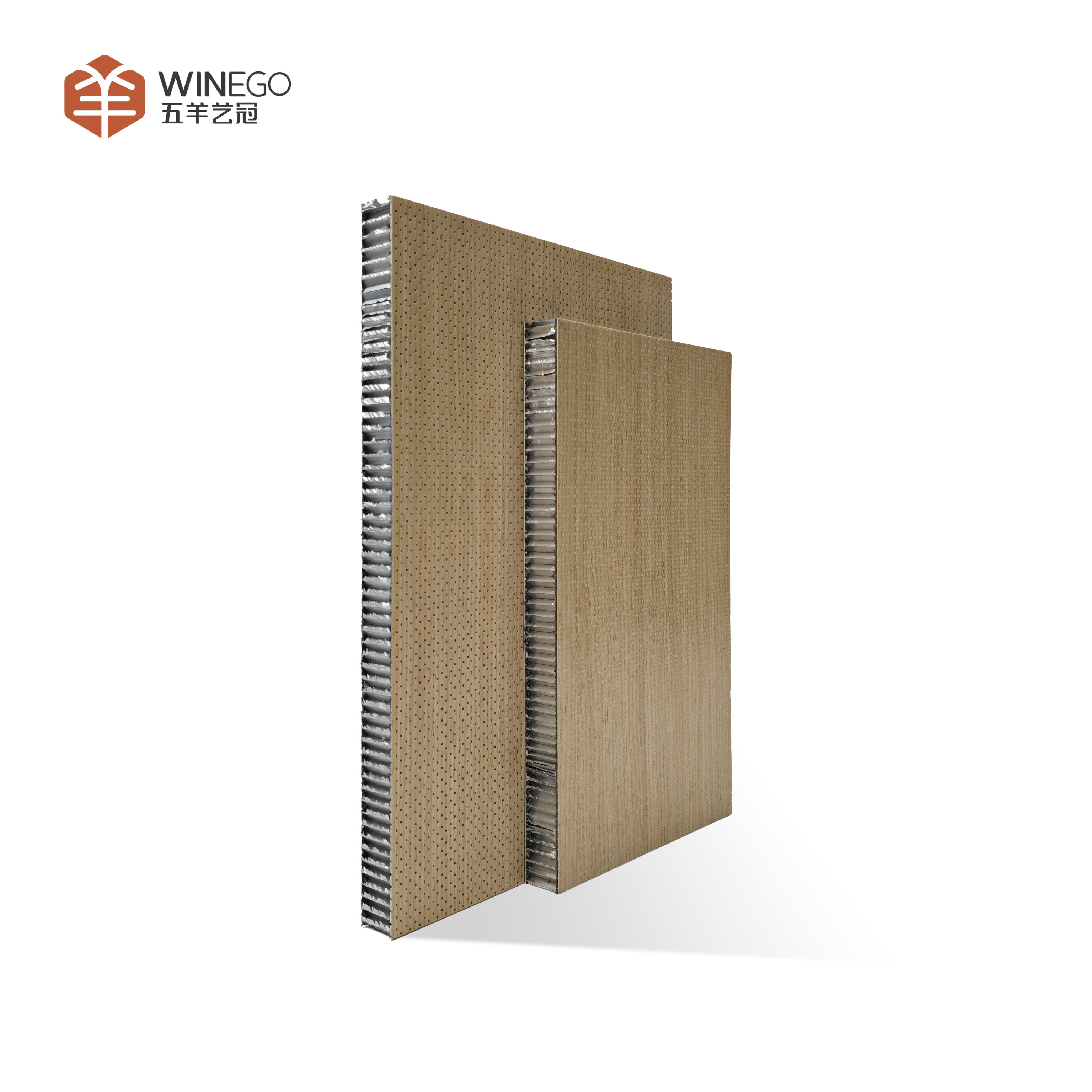 Micro-Perforated Acoustic Panel with Aluminum Core and Wood Veneer ...