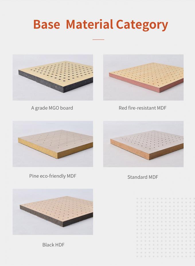 Premium Finish Micro Perforated Acoustic Wood Panels for Office Interiors